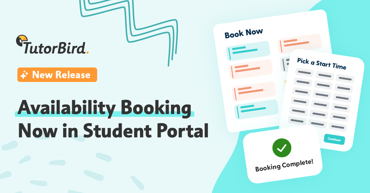 Availability Based Student Portal Booking Is Here!🎉 - TutorBird